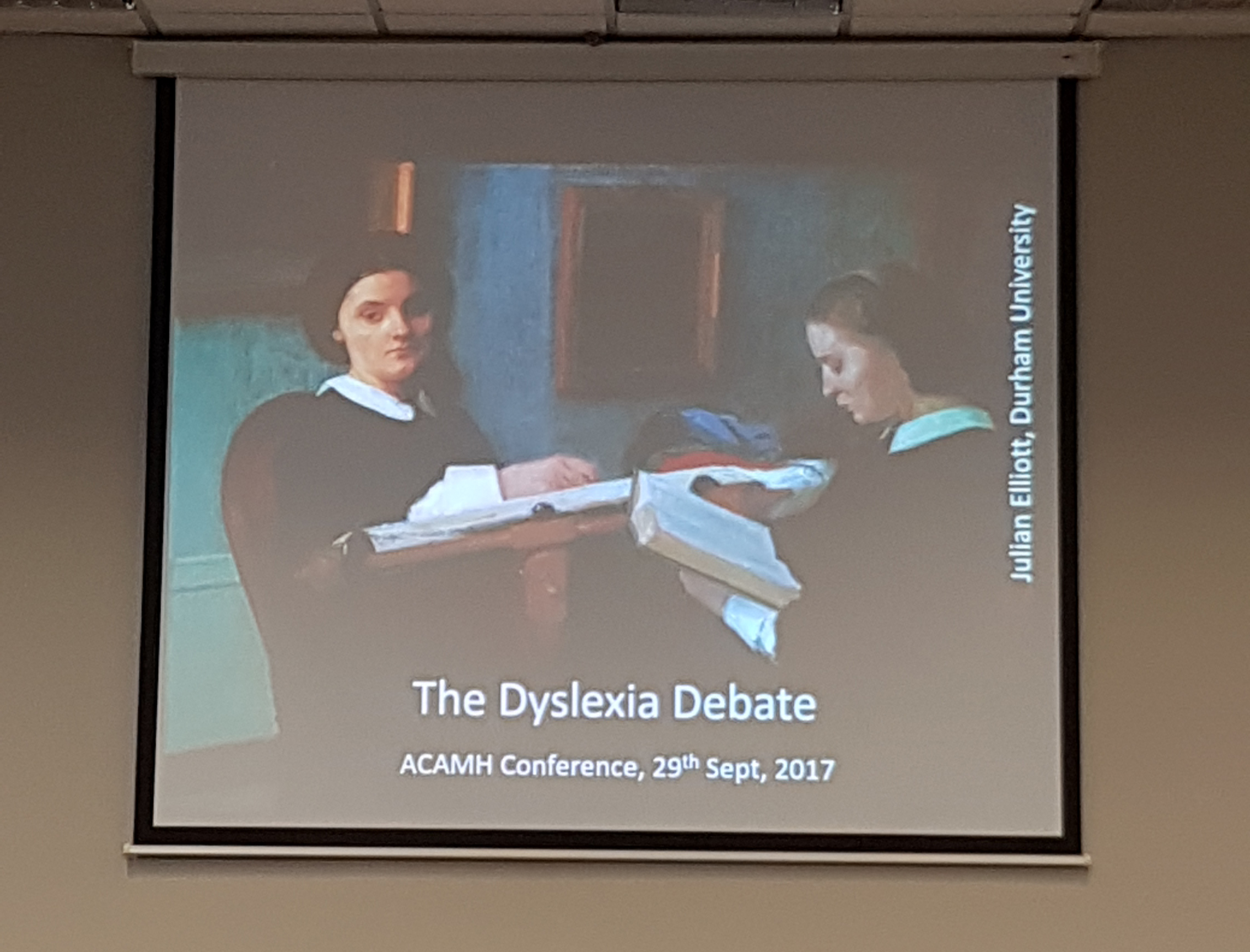 The pariah of dyslexia - Professor Joe Elliott - ACAMH