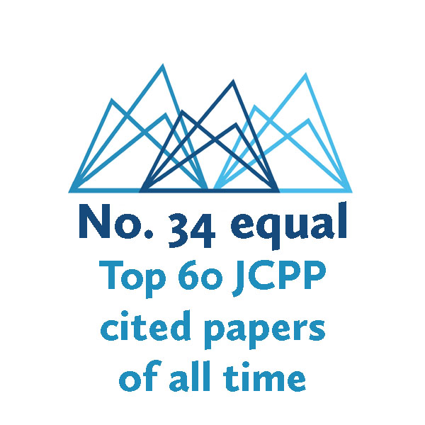 Most Cited JCPP Articles #34 of 60 - ACAMH