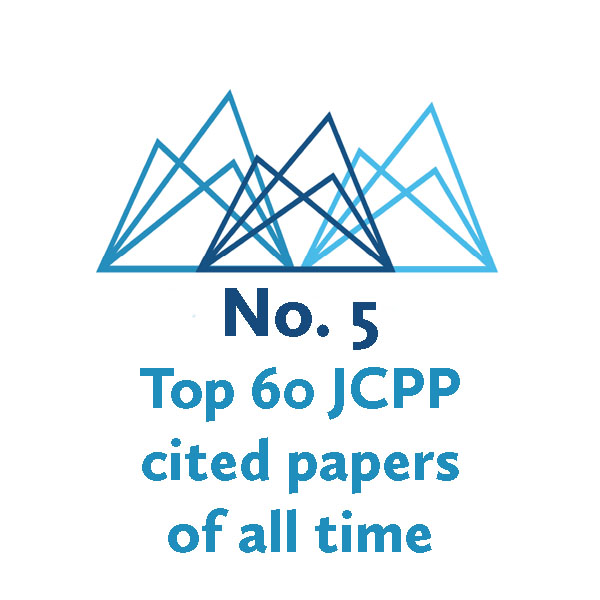 Most Cited JCPP Articles #5 of 60 - ACAMH