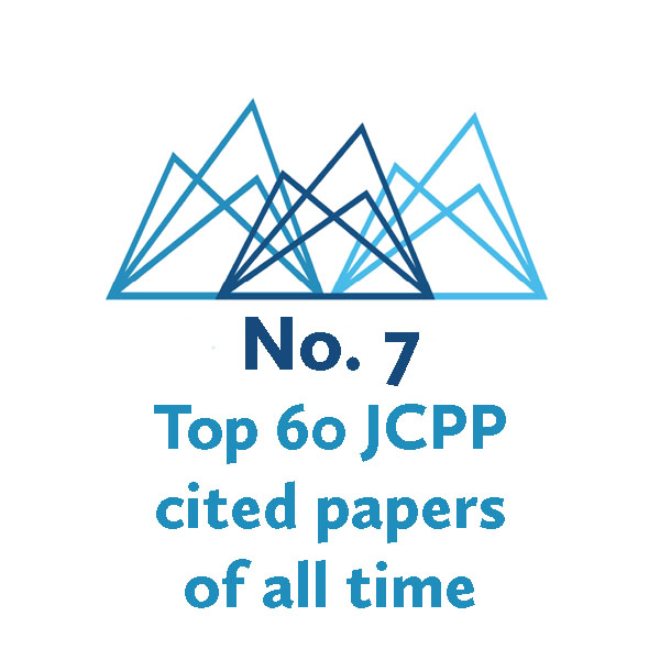 Most Cited JCPP Articles #7 of 60 - ACAMH